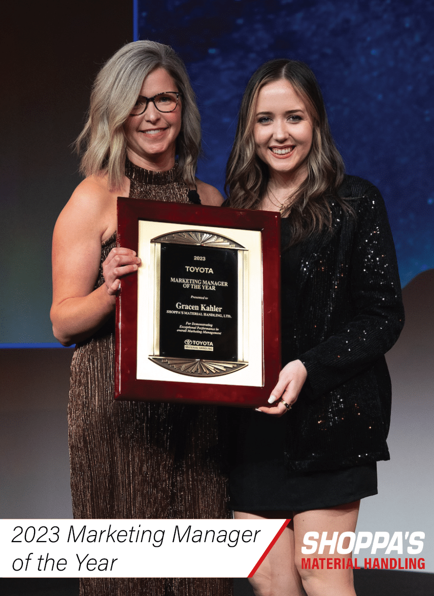 Toyota Material Handling Honors Shoppa’s with President’s Award